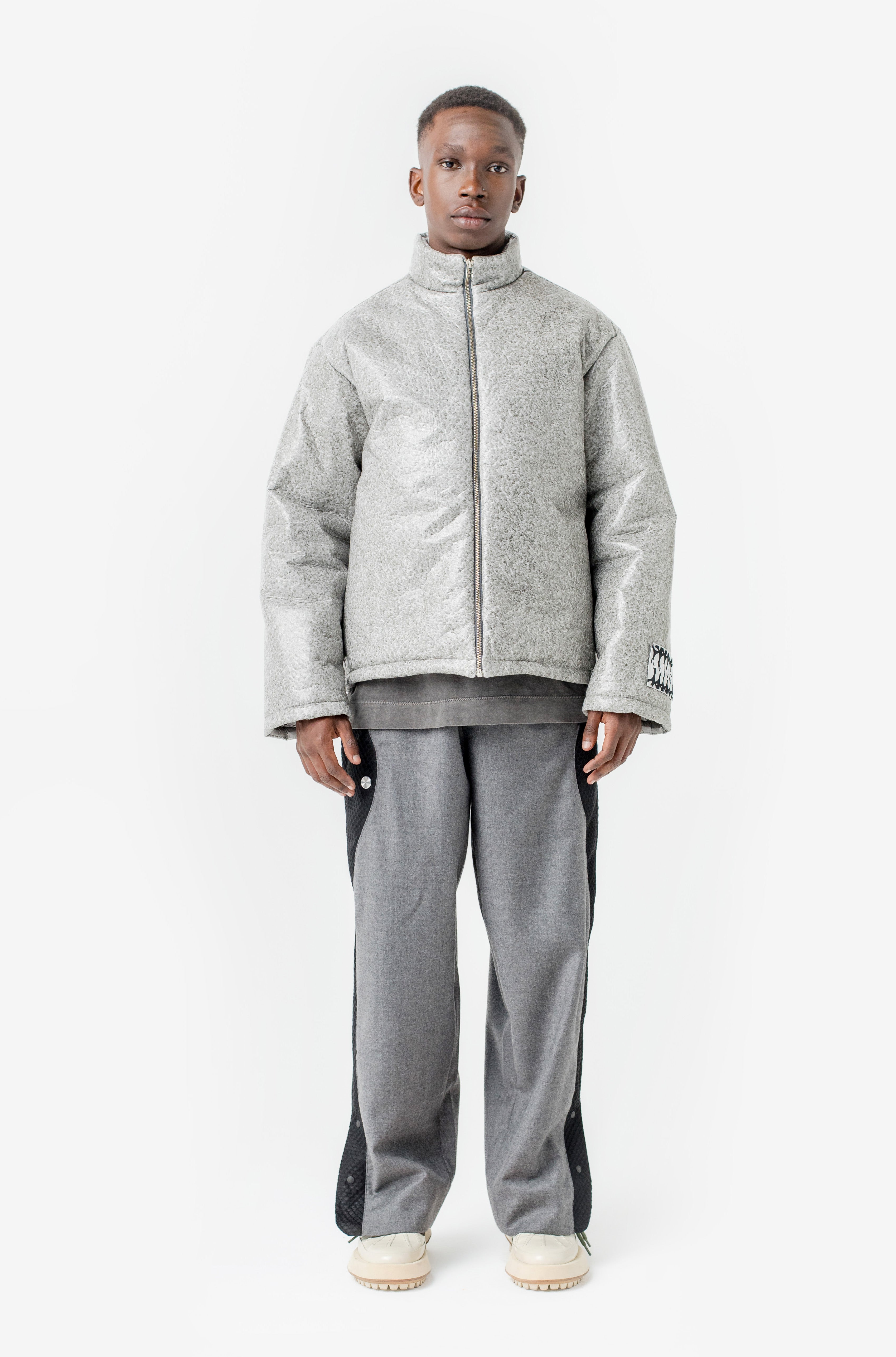 OVERTIME GLOSS JACKET GREY – PACE